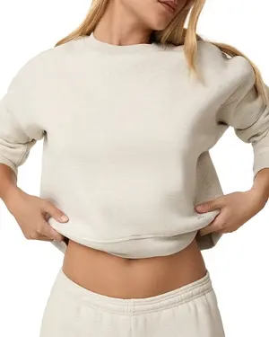 Vuori Restore Mini Crewneck Sweatshirt - Bone Heather