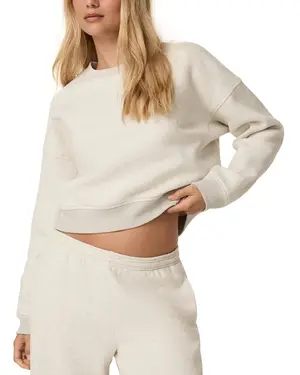 Vuori Restore Mini Crewneck Sweatshirt - Bone Heather