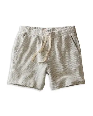 Marine Layer Portola 6" Beach Shorts - White/navy