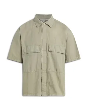 Hudson Jeans Utility Pocket Short Sleeve Shirt - Laurel