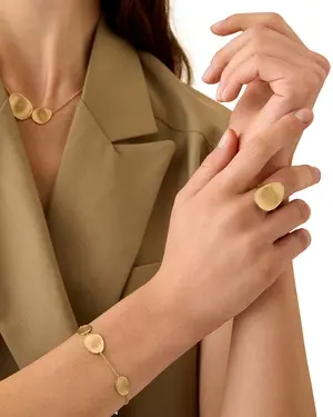 Marco Bicego 18k Yellow Lunaria Signet Ring - Gold