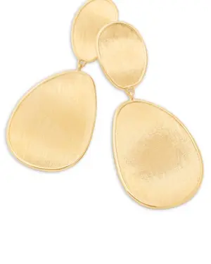 Marco Bicego 18k Yellow Lunaria Double Drop Earrings - Gold