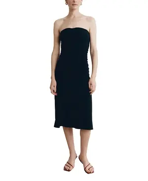 VIR VITA Gaia Midi Dress - Black