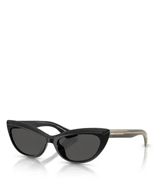 Khaite Cat Eye Sunglasses, 53mm - Black