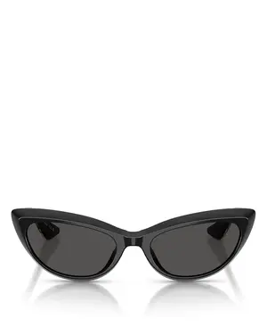 Khaite Cat Eye Sunglasses, 53mm - Black