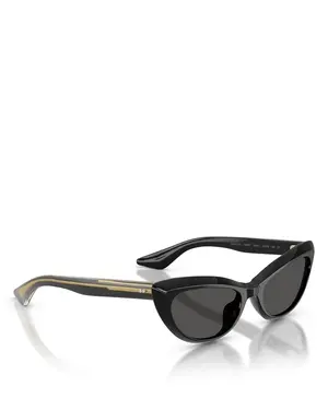 Khaite Cat Eye Sunglasses, 53mm - Black