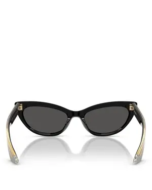 Khaite Cat Eye Sunglasses, 53mm - Black