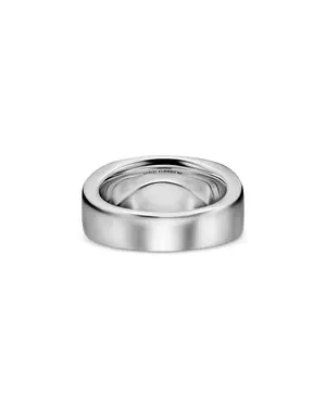 David Yurman Chevron Signet Ring In Sterling Silver With Black Diamonds - Black/silver