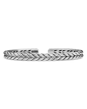 David Yurman Chevron Flex Bracelet Silver