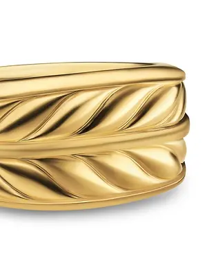 David Yurman Chevron Signet Ring - Gold