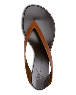 GIUSEPPE ZANOTTI Nour 25 Demi Wedge Thong Sandals