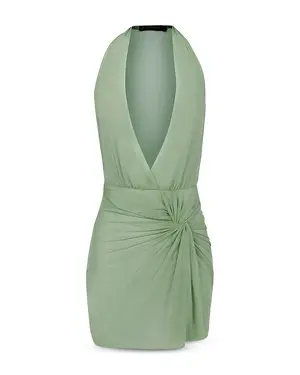 VIX PAULA HERMANNY Karina Short Cover Up Dress - Regatta