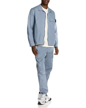 Stone Island Classic Fit Pocket Overshirt - Dark Blue
