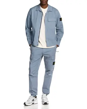 Stone Island Classic Fit Pocket Overshirt - Dark Blue
