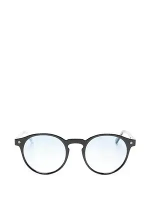 SNOB Round-frame Eyeglasses - Black