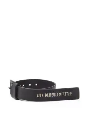 ANN DEMEULEMEESTER Vanir Buckle Bracelet - Black
