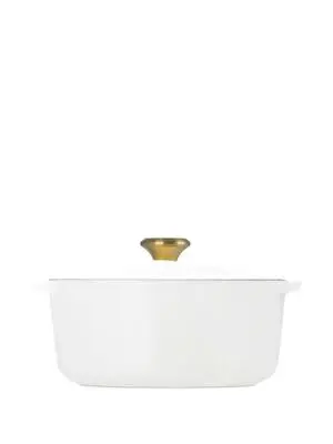 LE CREUSET Round Cocotte Pot - White