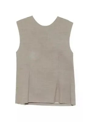 SONIA CARRASCO Raw-hem Vest
