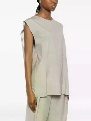 SONIA CARRASCO Raw-hem Vest