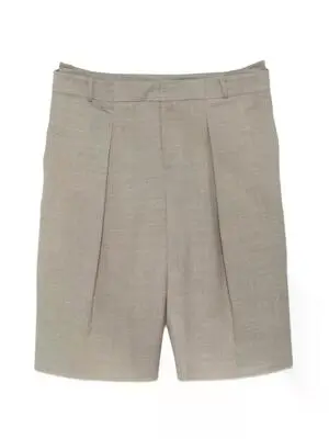 SONIA CARRASCO Pleated Tailored Shorts