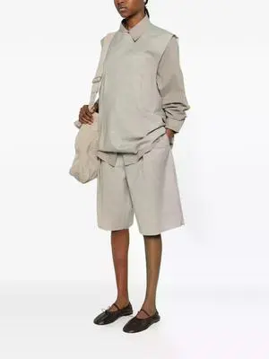 SONIA CARRASCO Pleated Tailored Shorts