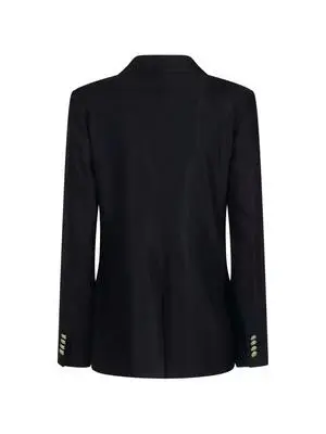 Tagliatore Double-breasted Linen Blazer - Blue