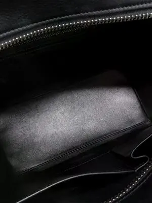 Celine 2010-2025 Micro Tricolor Leather Luggage Tote - Orange