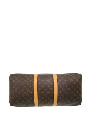 LOUIS VUITTON 20th Century Monogram Keepall 50 Travel Bag - Brown