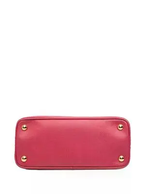 Prada Saffiano Lux Promenade Satchel - Pink