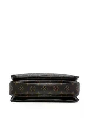 LOUIS VUITTON 2016 Monogram Pochette Metis Satchel - Brown