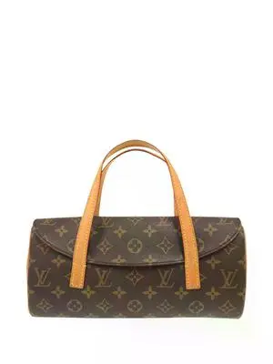 LOUIS VUITTON 2002 Monogram Sonatine Handbag - Brown