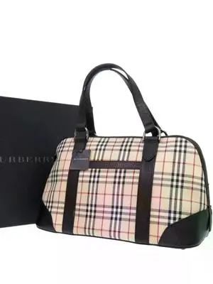 Burberry House Check Canvas Handbag