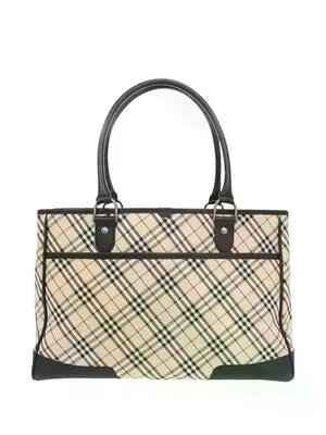 Burberry Nova Check Canvas Tote Bag