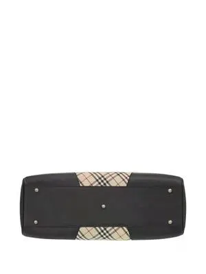 Burberry Nova Check Canvas Tote Bag