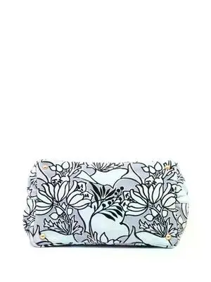 Prada Floral Printed Canapa Satchel