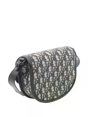 Dior 2010-2016 Mini Oblique Canvas Gallop Crossbody Bag - Neutrals