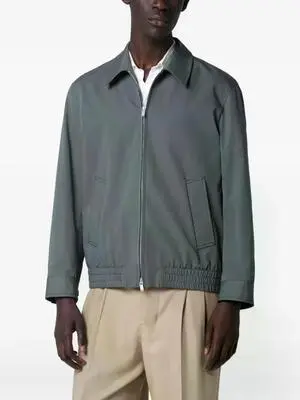 LARDINI Zip-up Shirt Jacket