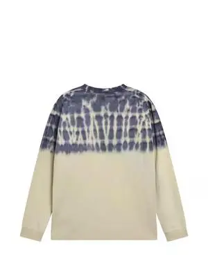 JW Anderson Anchor-logo Tie-dye Sweatshirt - Neutrals