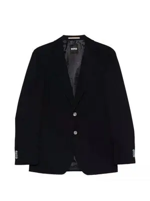 BOSS Virgin Wool Jacket - Blue