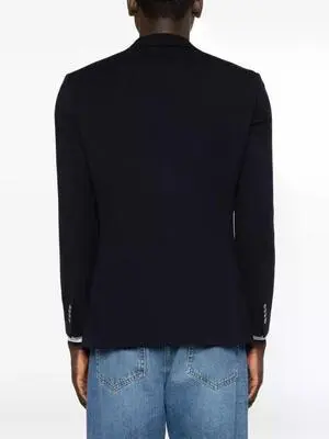 BOSS Virgin Wool Jacket - Blue