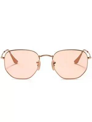 Ray-ban Hexagonal Sunglasses - Metallic