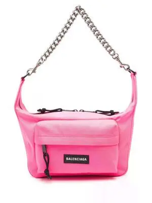 Balenciaga Medium Raver Chain-link Shoulder Bag - Pink