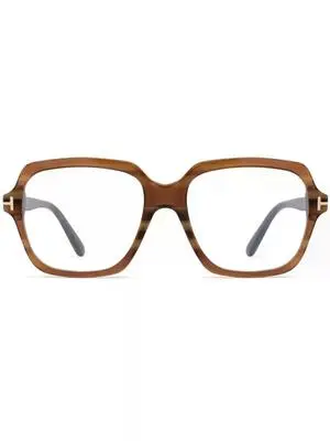 TOM FORD Full Rim Eyeglasses - Brown