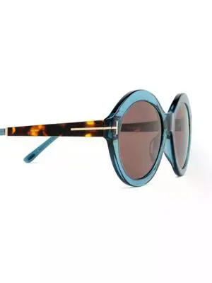 TOM FORD Seraphina Round Frame Sunglasses
