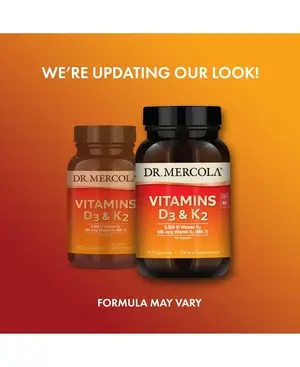 DR. MERCOLA Vitamins D3 & K2