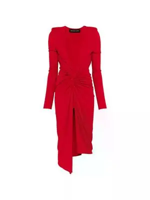 Alexandre Vauthier Knot Detail Midi Dress