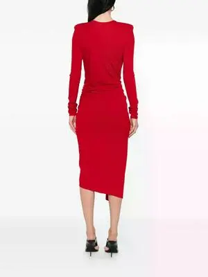 Alexandre Vauthier Knot Detail Midi Dress