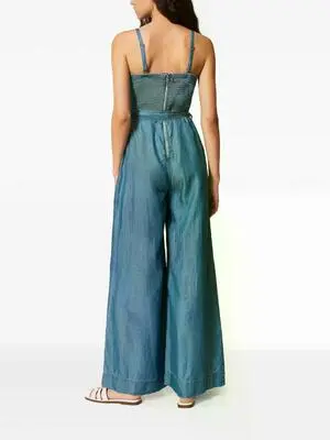 TWINSET Wide-leg Belted Jumpsuit
