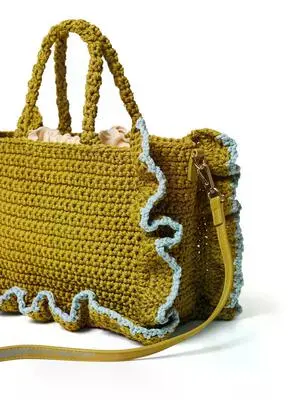TWINSET Ruffled Tote Bag