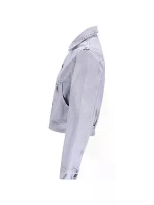 Carhartt Work In Progress Arca Buttoned Denim Jacket - Grey